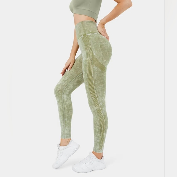 HALARA | Pants & Jumpsuits | Nwot Halara Seamless Flow High Waisted Butt Lifting Leggings Washed ...